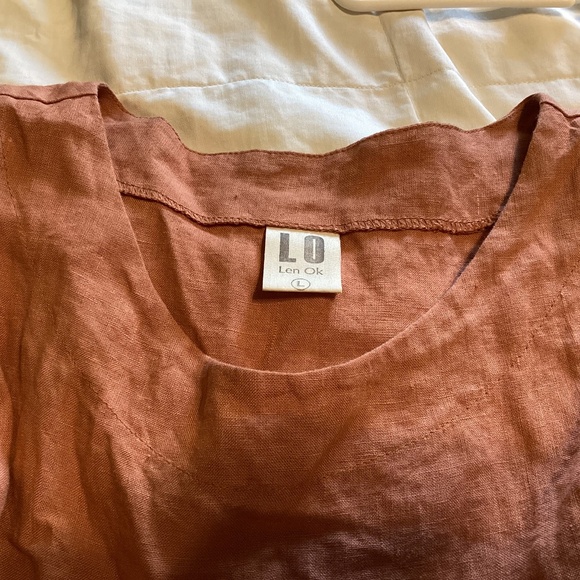 Lenok Linen | Dresses | Len Ok Lolinencom Lenox Linen Terra Cotta 0 ...